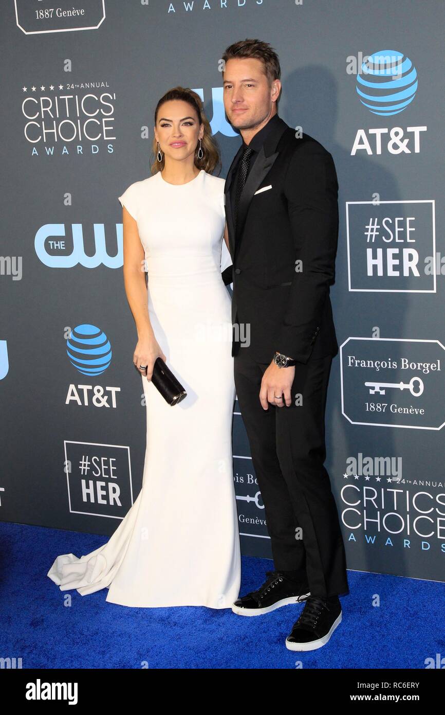 Santa Monica, CA. 13th Jan, 2019. Chrishell Stause Hartley, Justin ...