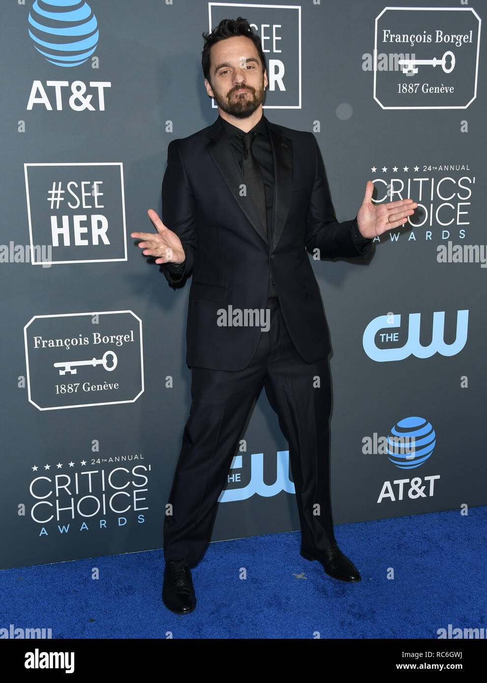 13 January 2019 - Santa Monica, California - Jake Johnson. The 24th ...