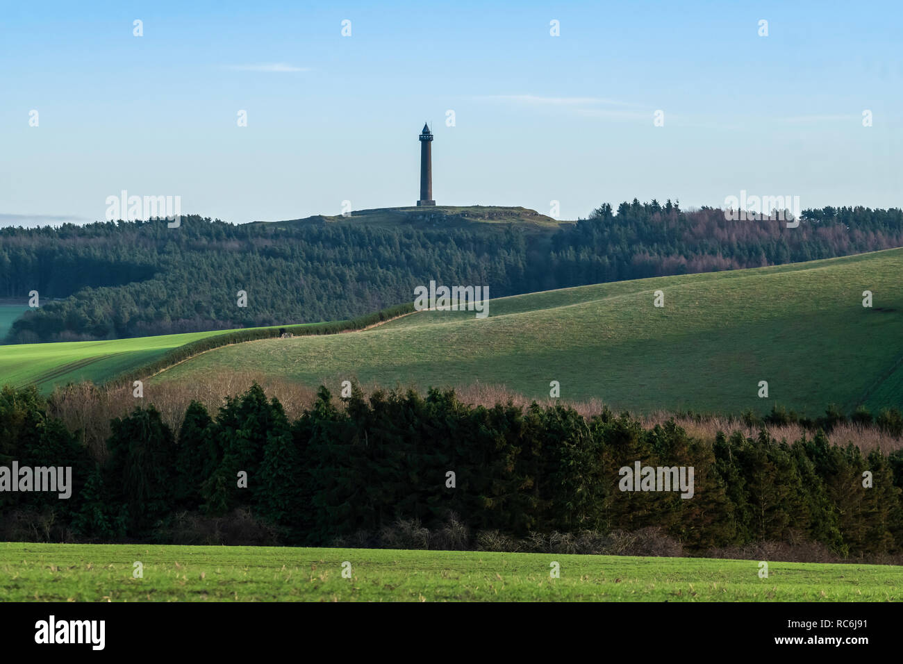 The Waterloo Monument Peniel Heugh High Resolution Stock Photography ...