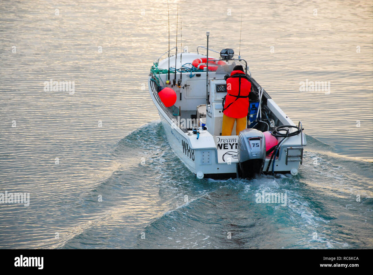 Theres a boat in the morning hi-res stock photography and images - Alamy