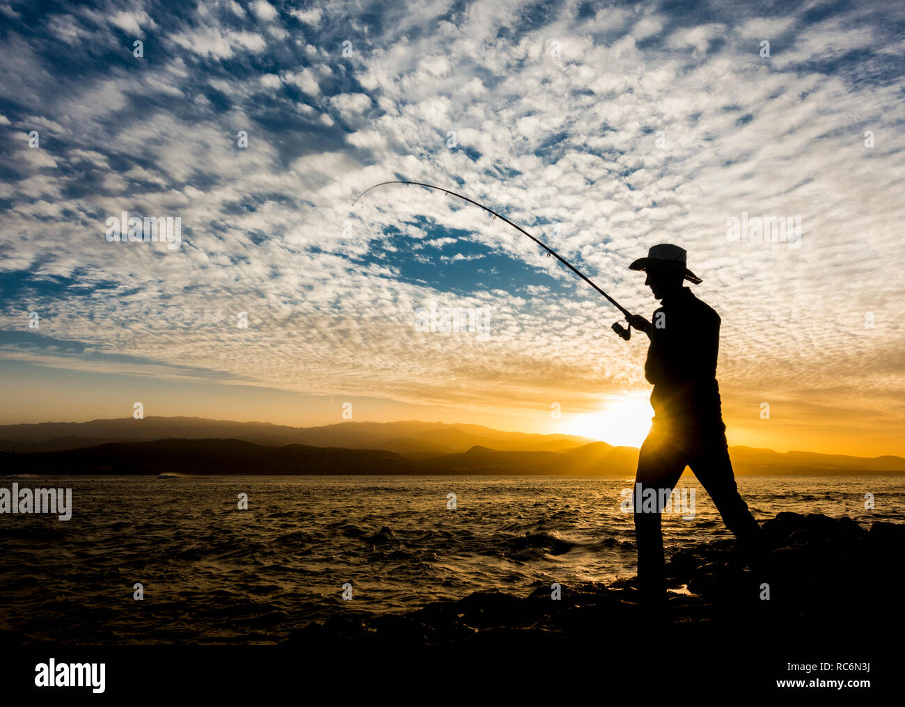 Man angling hi-res stock photography and images - Alamy