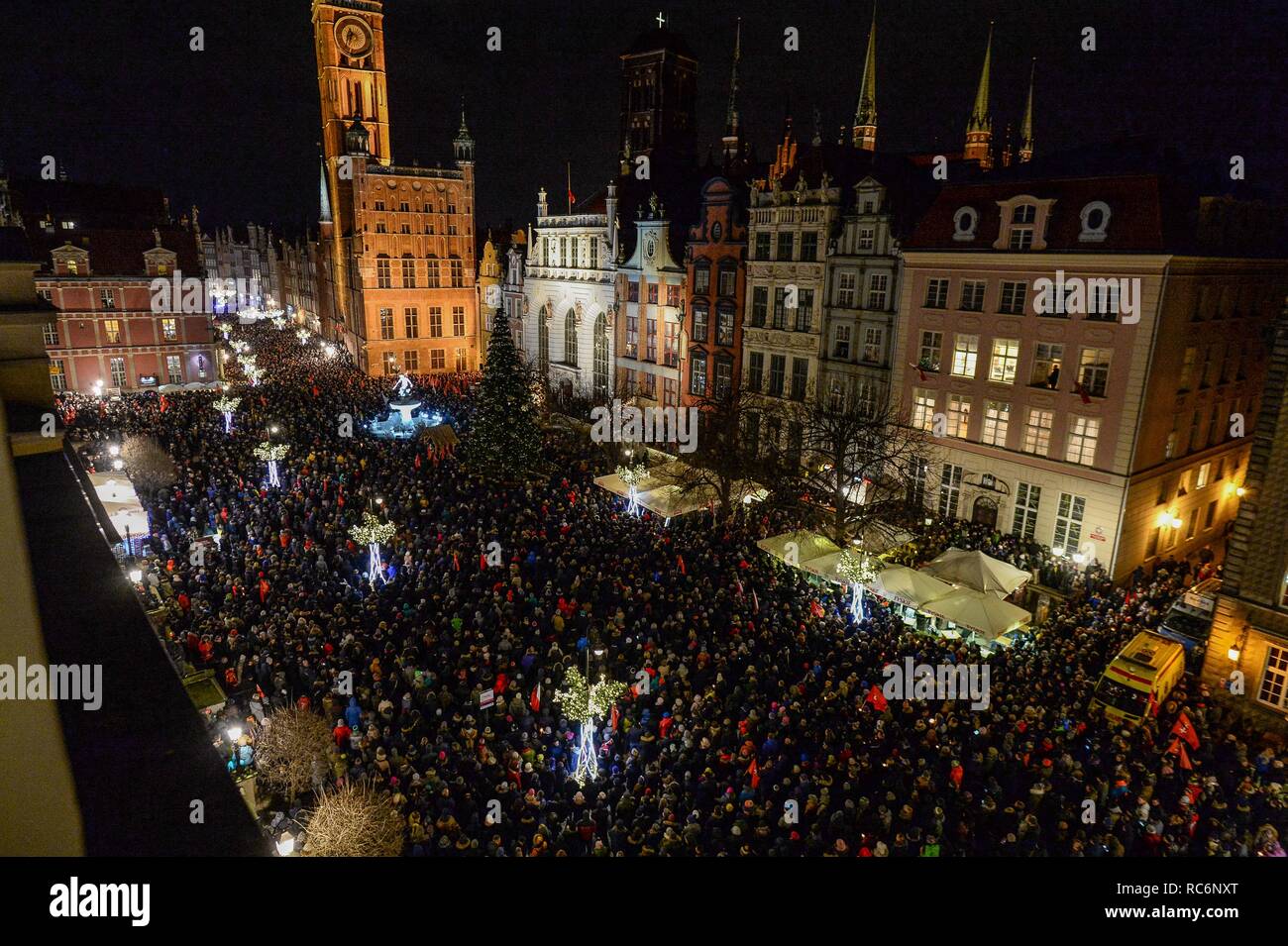 Gdansk, Pomerania, Poland. 14th Jan, 2019. January 14, 2019 - Gdansk ...