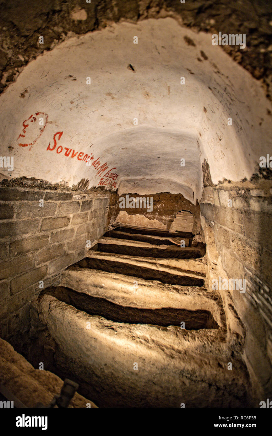 Italy Basilicata Venosa Jewish and Paleochristian catacombs Stock Photo ...