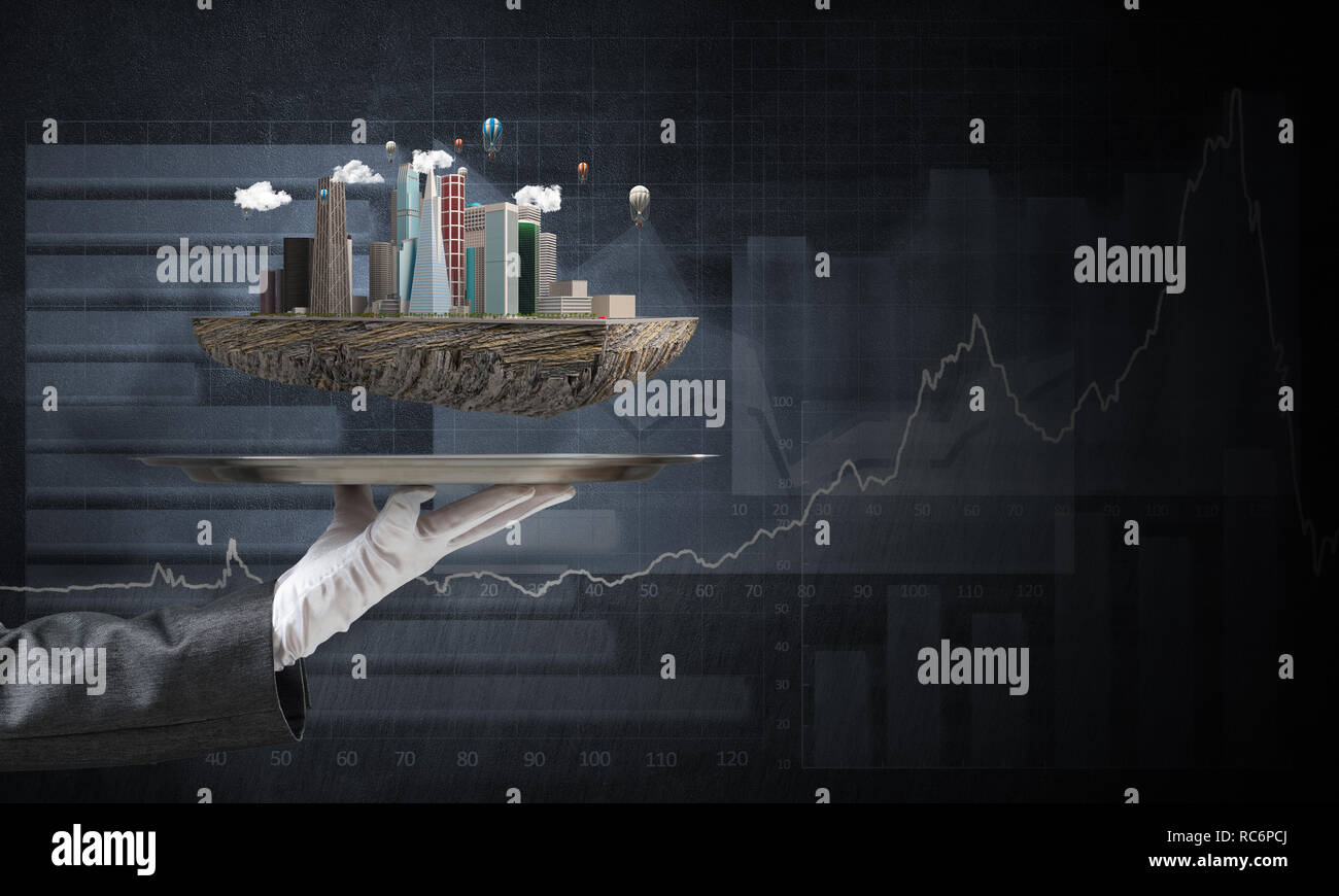 Concept of modern urban development Stock Photo - Alamy