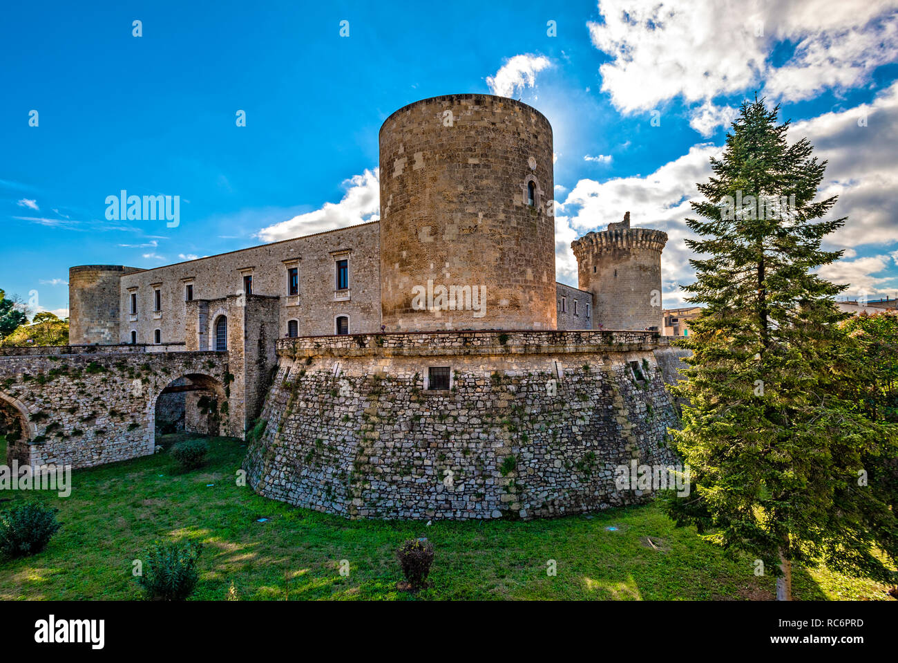 Italy Basilicata Venosa ducal castle of the Balzo Stock Photo - Alamy