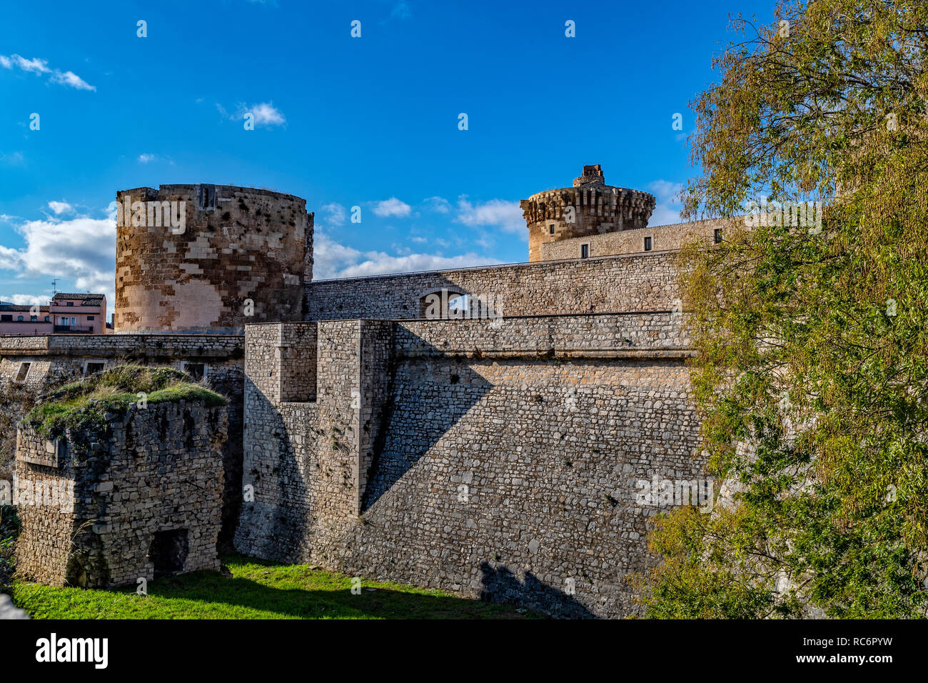 Italy Basilicata Venosa ducal castle of the Balzo Stock Photo - Alamy