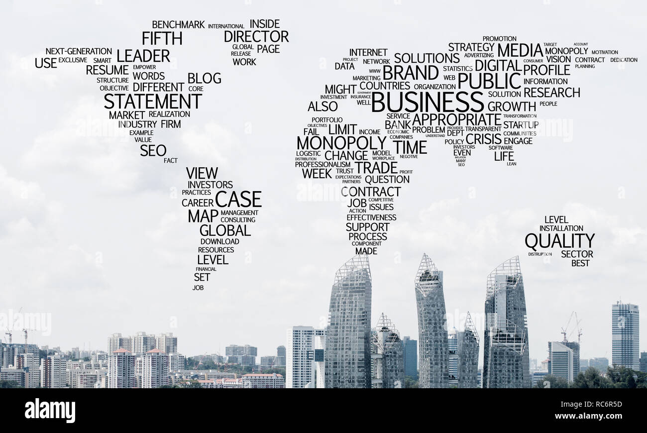 Business globalization concept Stock Photo - Alamy