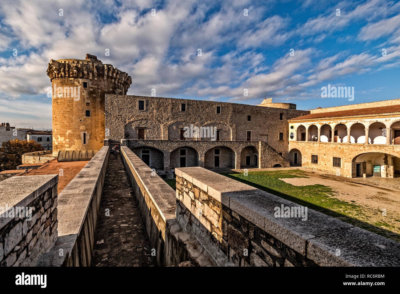 Italy Basilicata Venosa ducal castle of the Balzo Stock Photo - Alamy