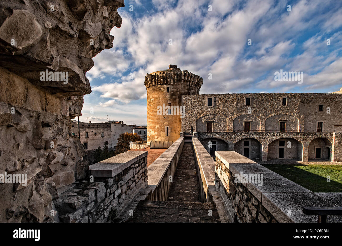 Italy Basilicata Venosa ducal castle of the Balzo Stock Photo - Alamy