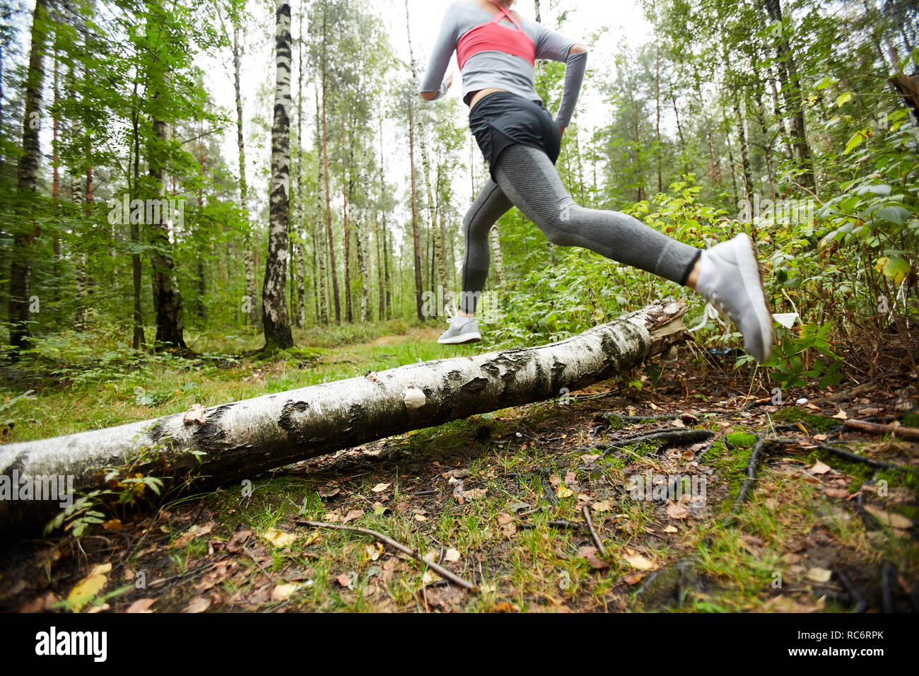 Woman adult running sweating hi-res stock photography and images - Alamy