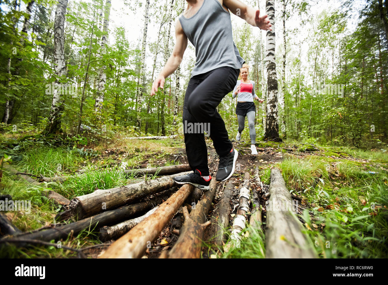 Training in natural environment Stock Photo - Alamy