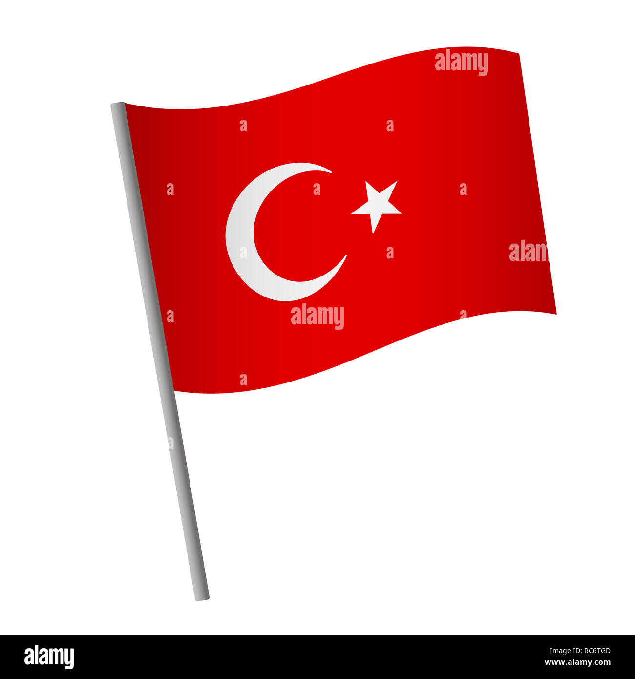 Turkish Language Flag Icon