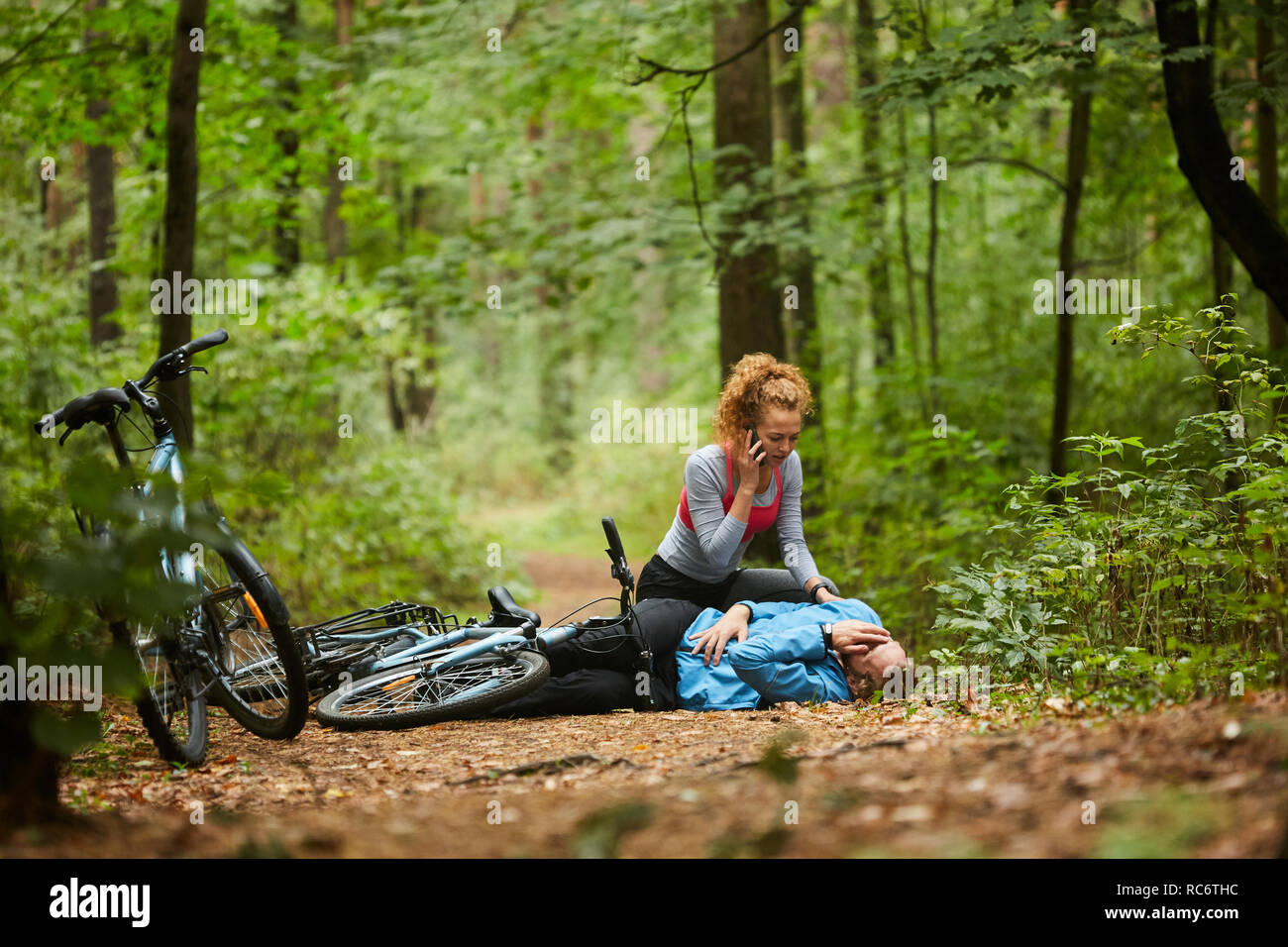 Person calling ambulance hi-res stock photography and images - Alamy