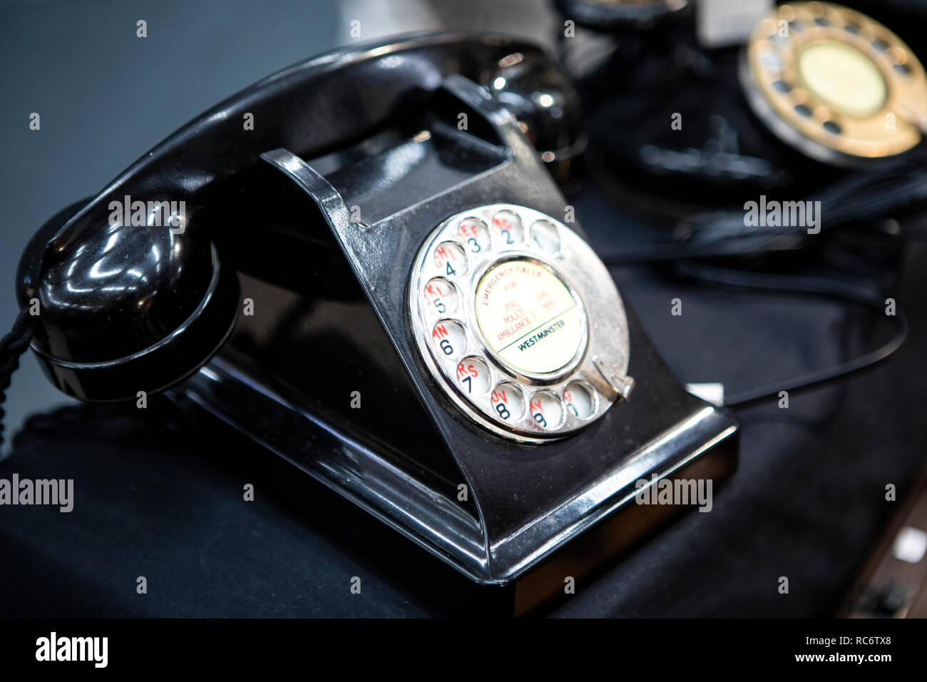 Antique phone, retro Stock Photo - Alamy