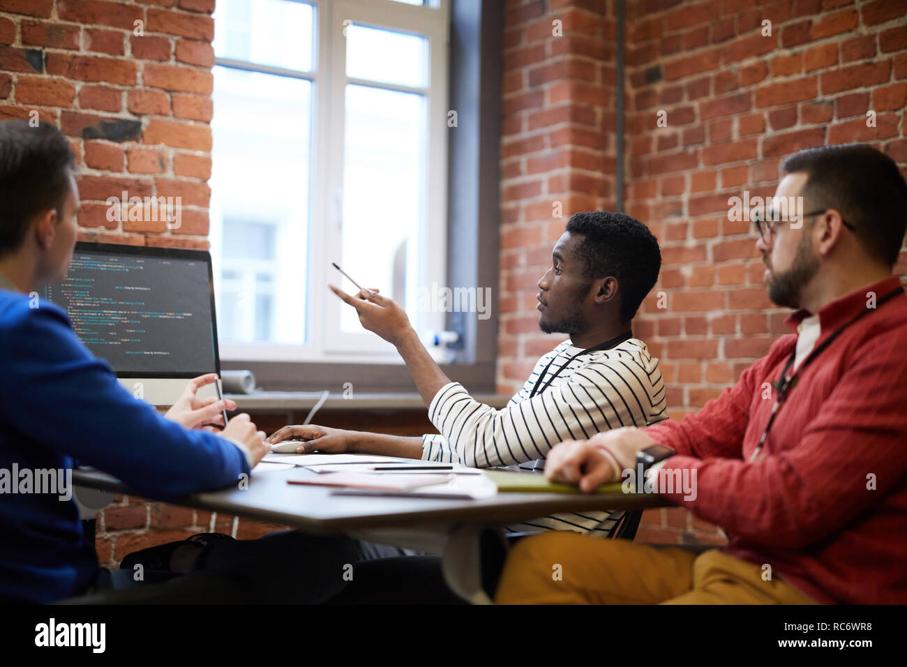 Engineers at work Stock Photo - Alamy
