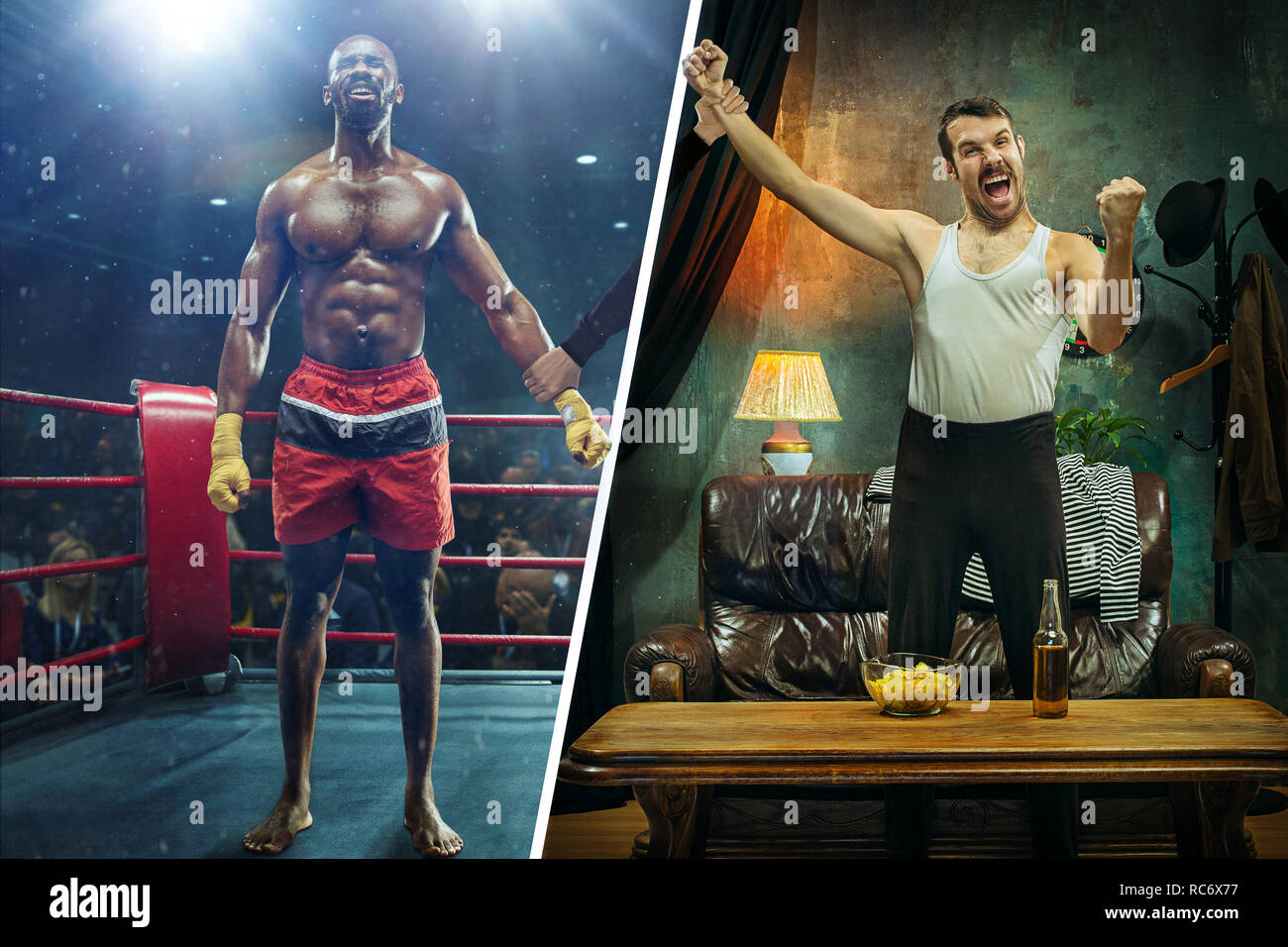 Combat supporter hi-res stock photography and images - Alamy