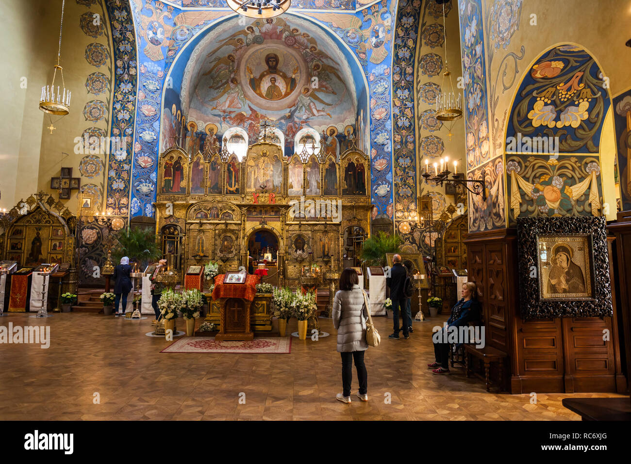 Russian orthodox cathedral nice hi-res stock photography and images - Alamy
