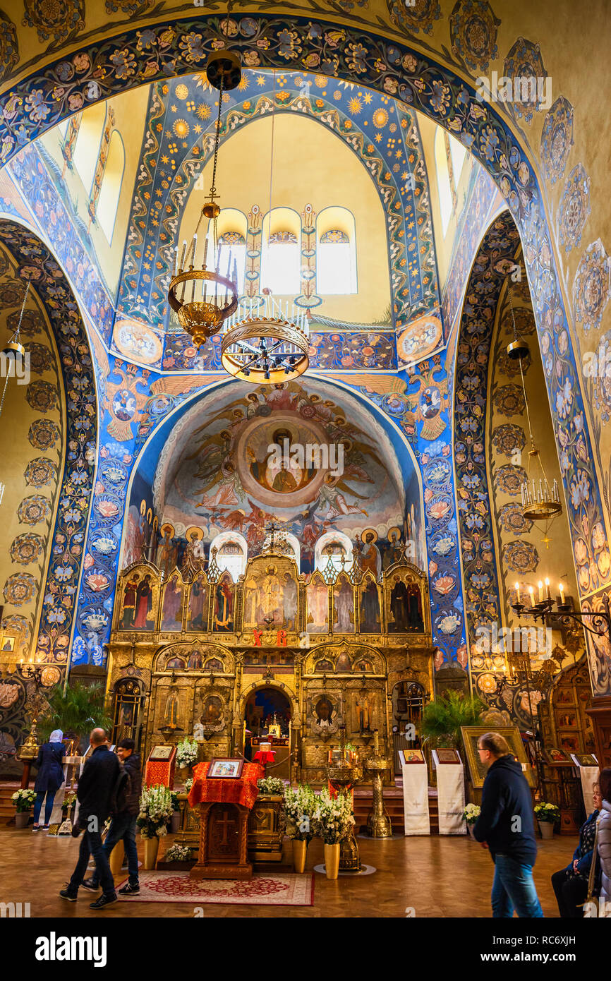 St nicolas orthodox cathedral nice hi-res stock photography and images ...