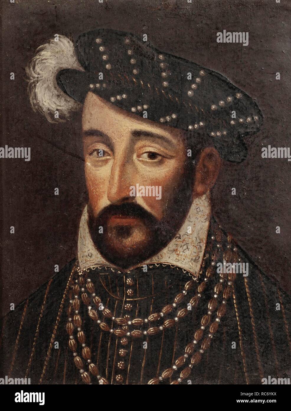 Portrait of King Henry II of France. Museum: PRIVATE COLLECTION. Author ...