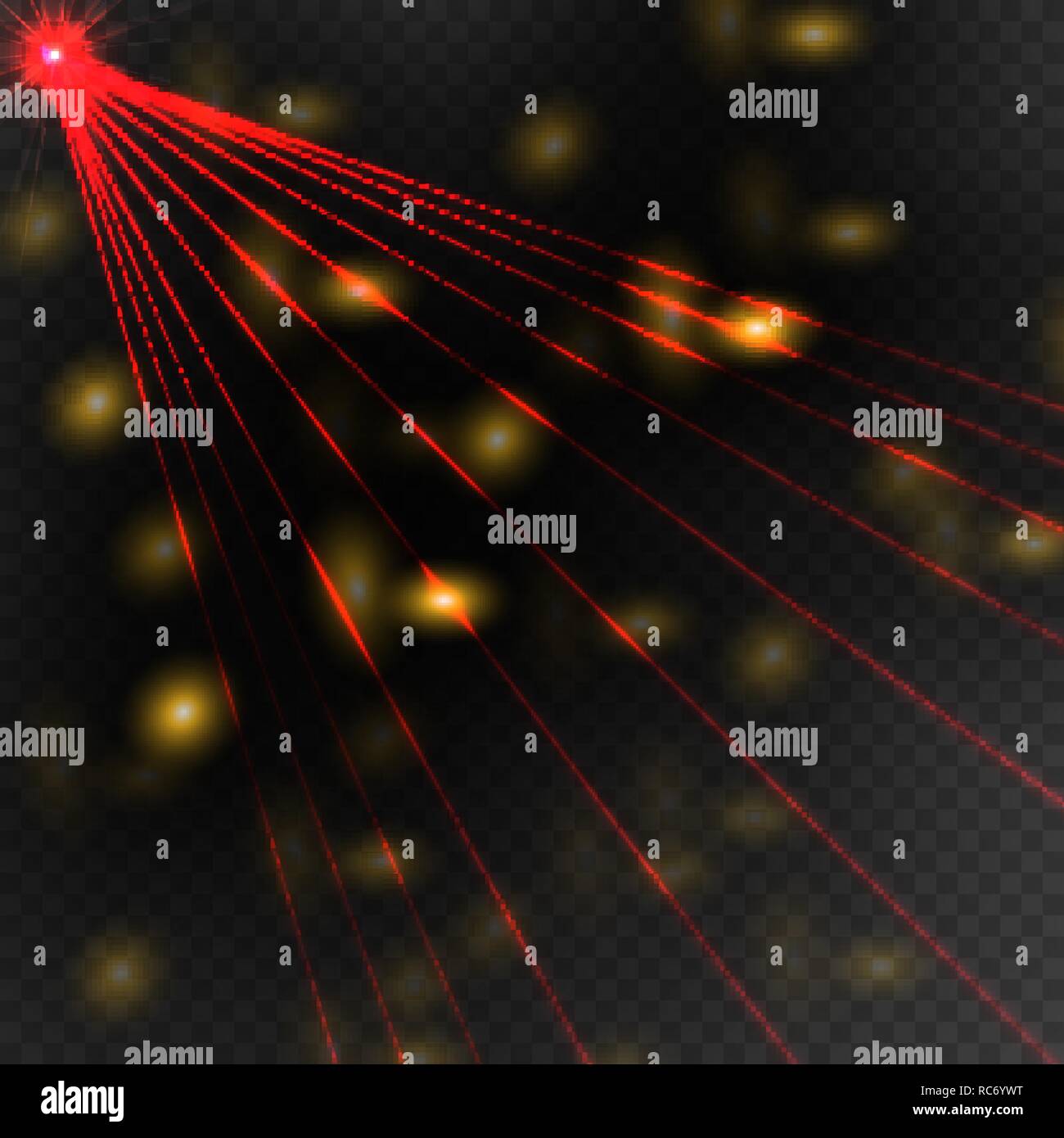 Abstract red laser beam. Vector illustration Stock Vector Image & Art ...