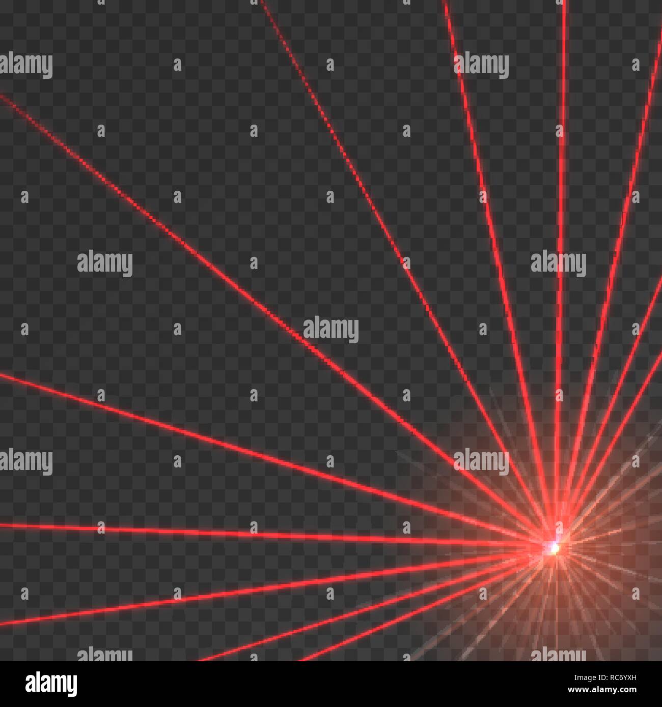 Abstract red laser beam. Vector illustration Stock Vector Image & Art ...