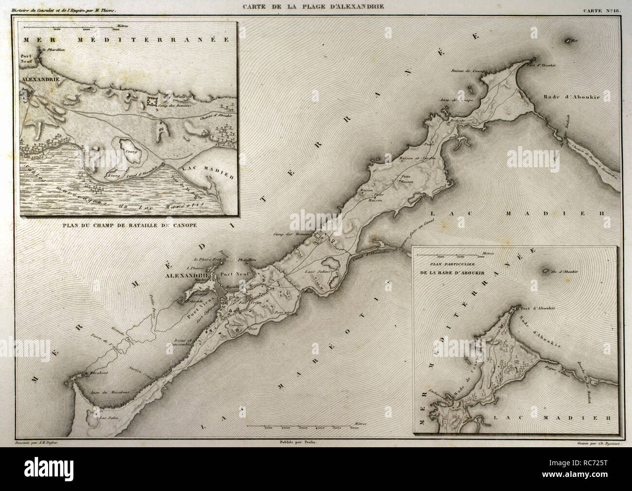 Map of alexandria egypt hi-res stock photography and images - Alamy