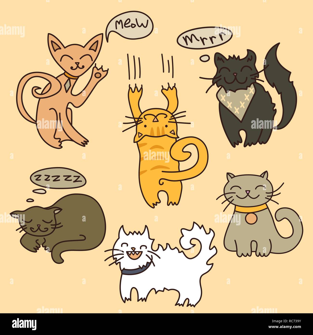 Siamese cat isolated sitting Stock Vector Images - Alamy