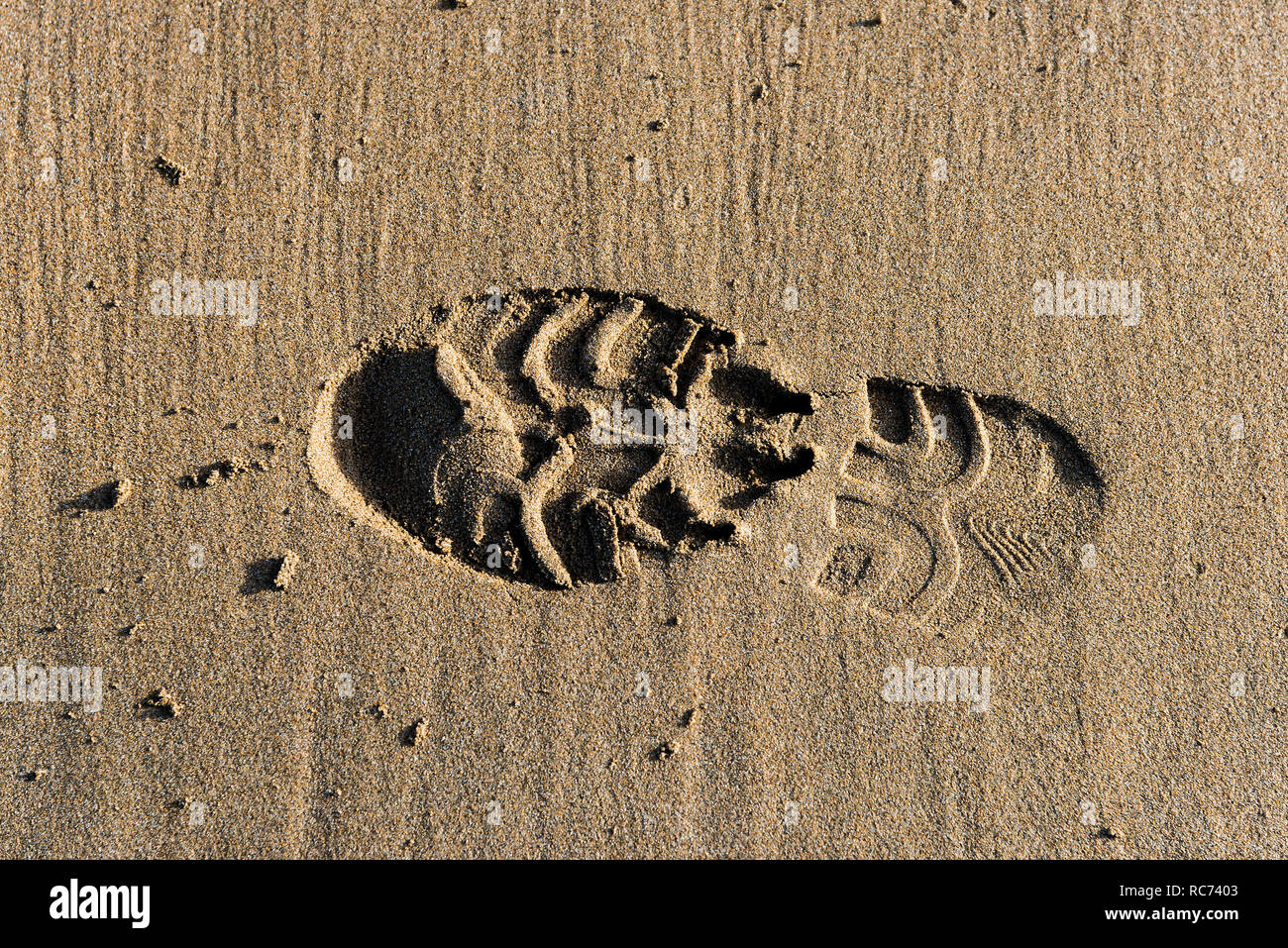 Imprint on sand hi-res stock photography and images - Alamy