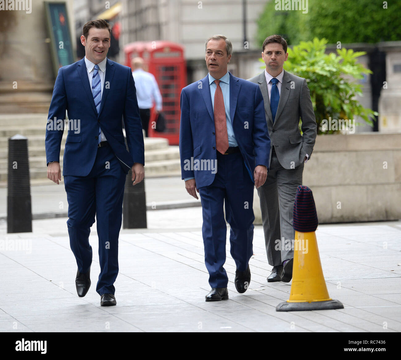 Prime Minister David Cameron And UKIP Leader Nigel Farage appear on the ...