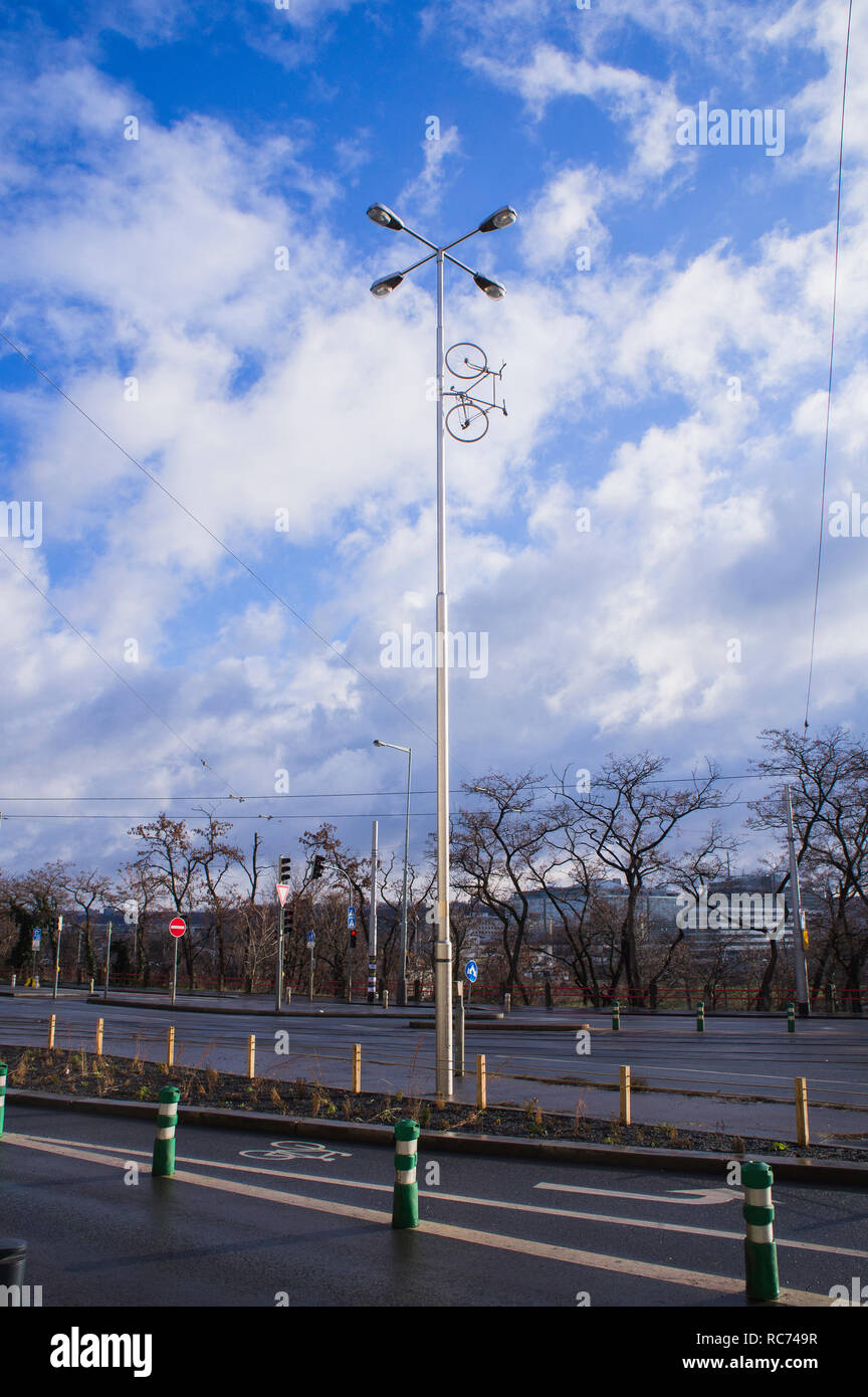 The 14-metre high Bike to Heaven monument by Czech artist and sculptor ...