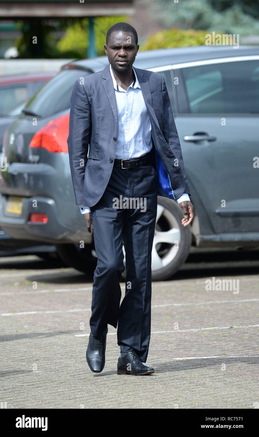 Sudanese migrant Abdul Rahman Haroun, who walked 31 miles through the ...