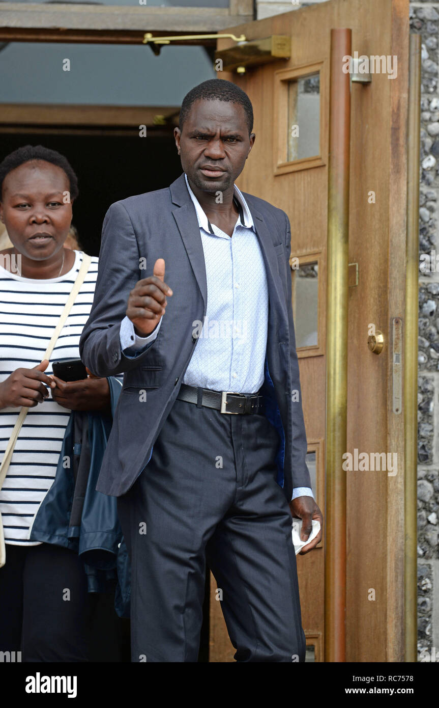 Sudanese migrant Abdul Rahman Haroun, who walked 31 miles through the ...