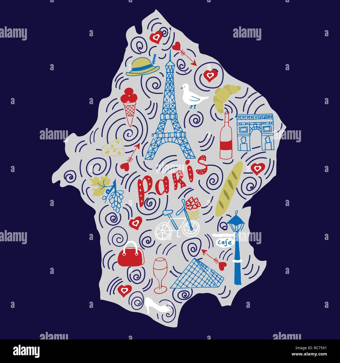 Map France Drawing Stock Photos & Map France Drawing Stock Images - Alamy