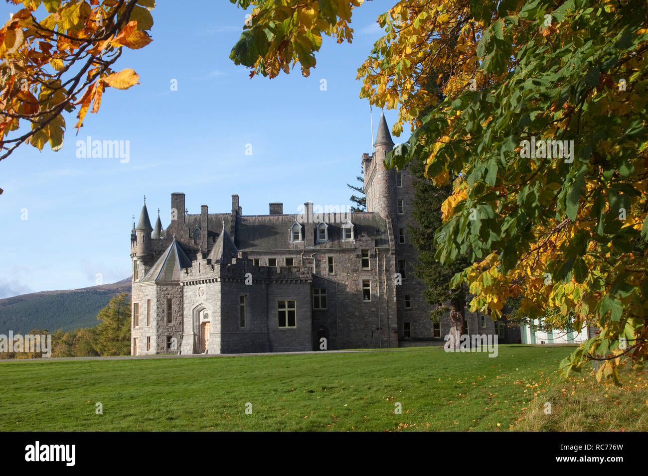 Invercauld Scottish Castle, a country house estate situated in Royal ...