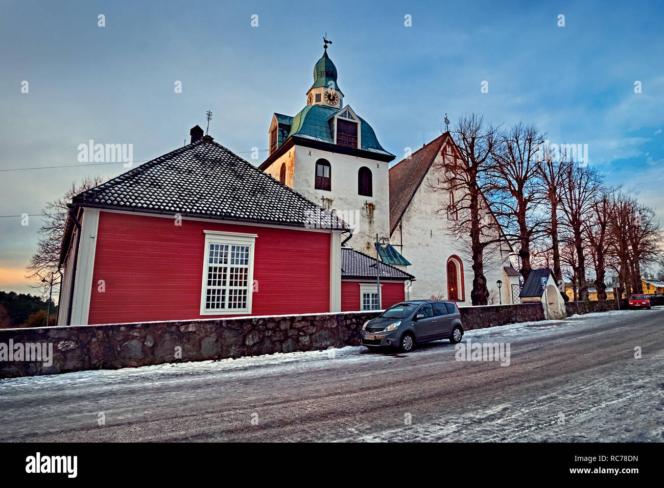 Porvoo, Finland - December 25, 2018: Medieval stone and brick Porvoo ...