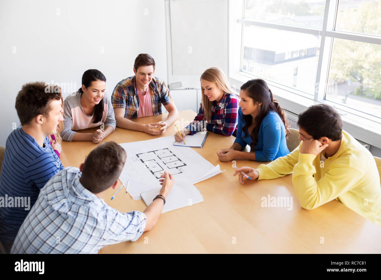 Blueprint school hi-res stock photography and images - Alamy