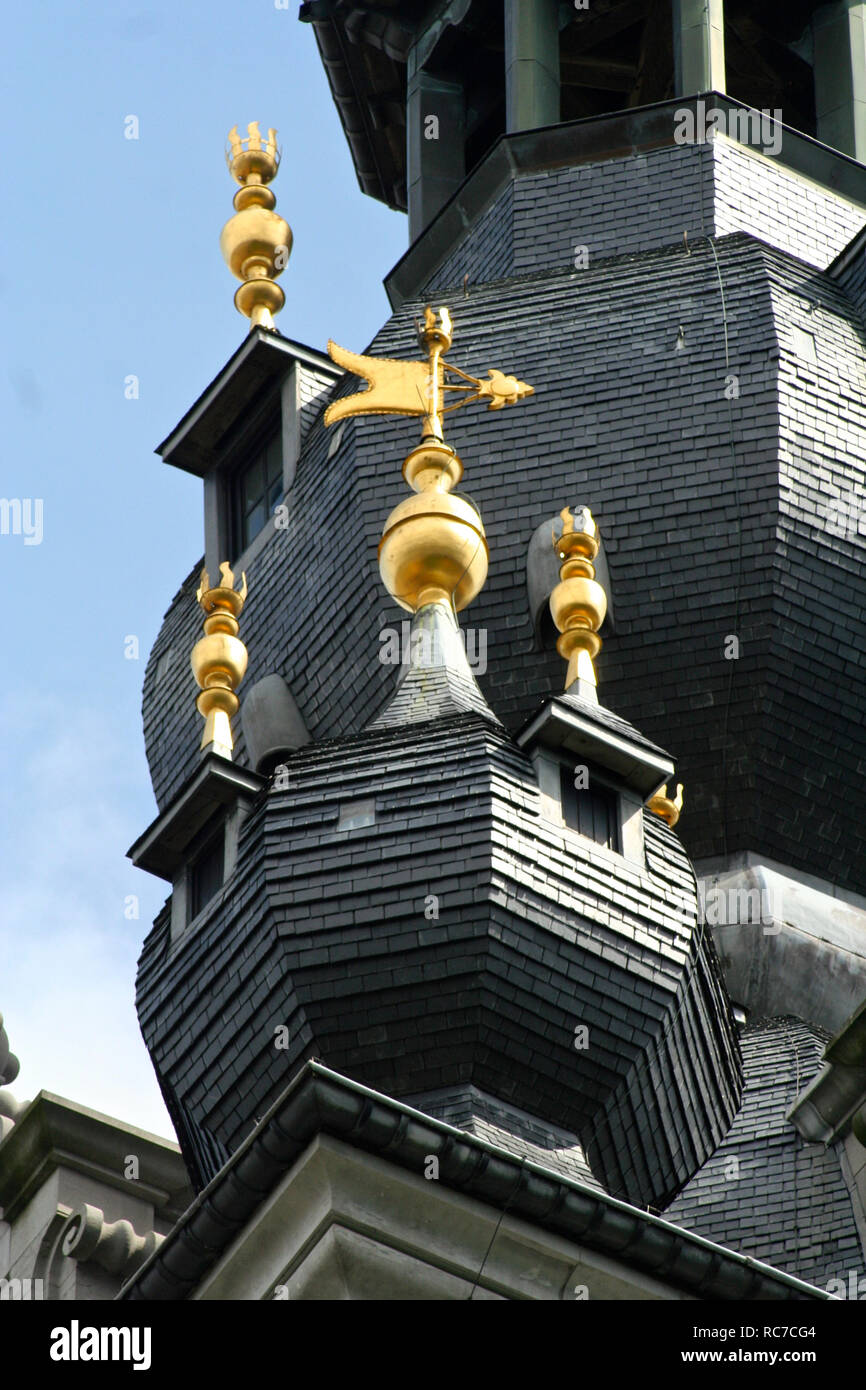 Mons, Belgium. The Belfry of Mons, the only baroque bell tower in ...