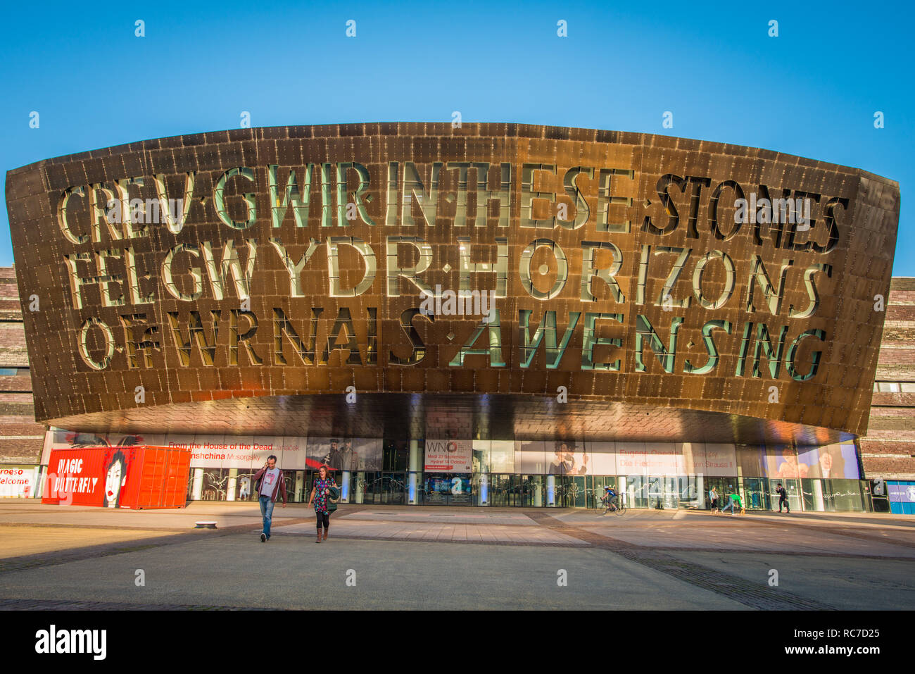 Wales Millennium Centre, Cardiff Bay 5th Oct 2017 Stock Photo - Alamy