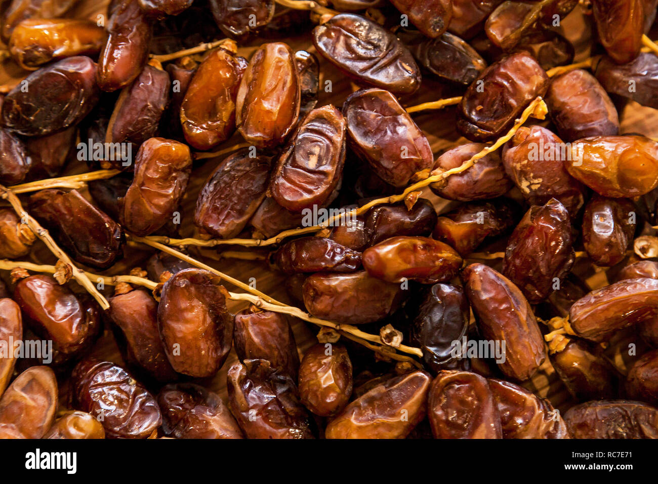 Plate with dates for a buffet, background and texture of dates Stock ...