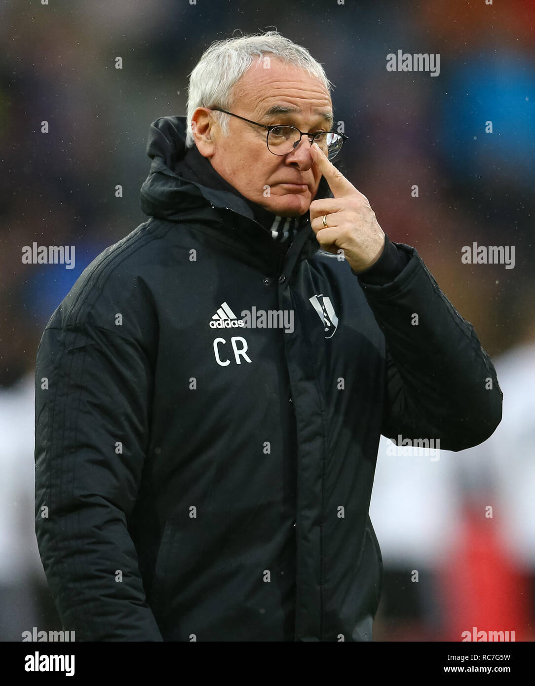 Fulham manager Claudio Ranieri Stock Photo - Alamy