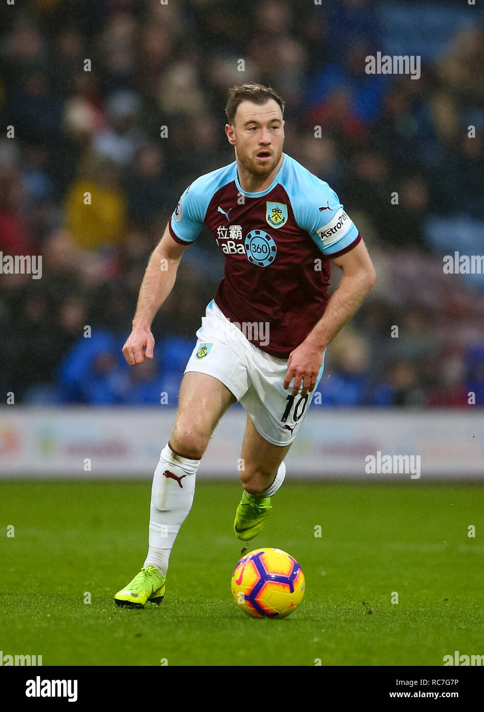 Burnley's Ashley Barnes Stock Photo - Alamy