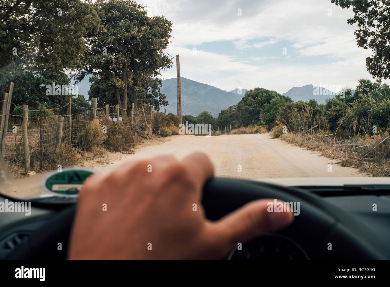 Driver behind the wheel hi-res stock photography and images - Alamy