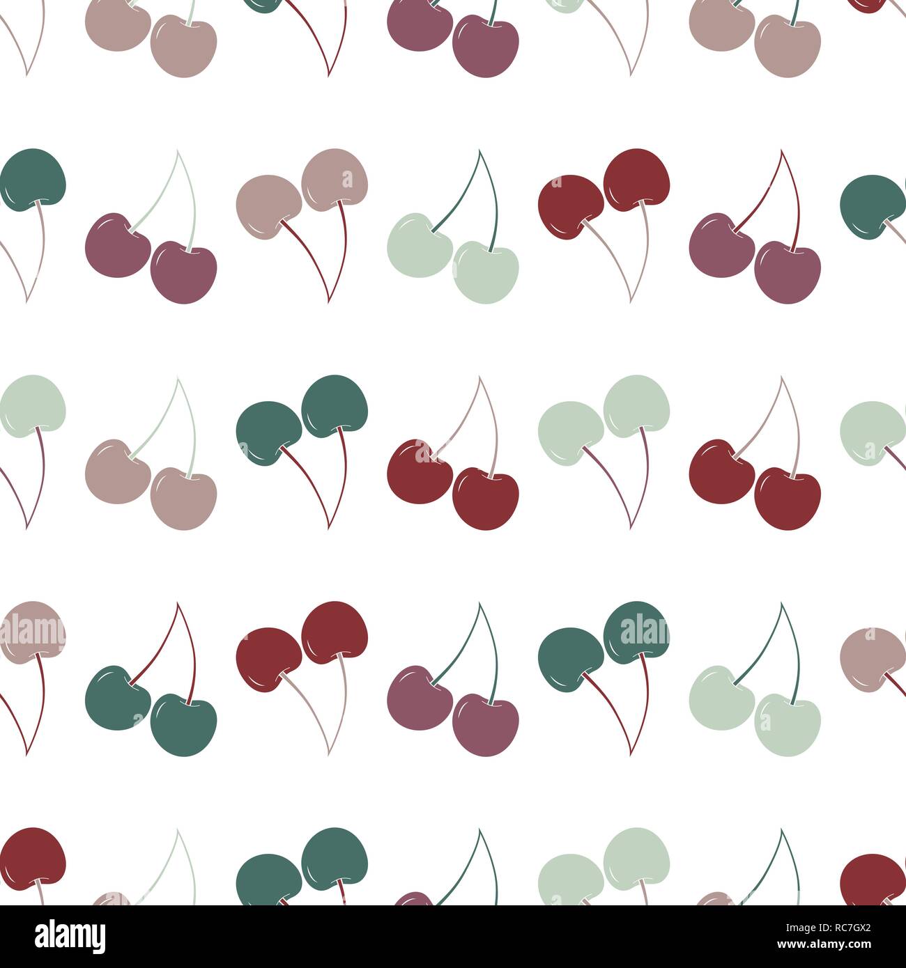 Green cherries Stock Vector Images - Alamy