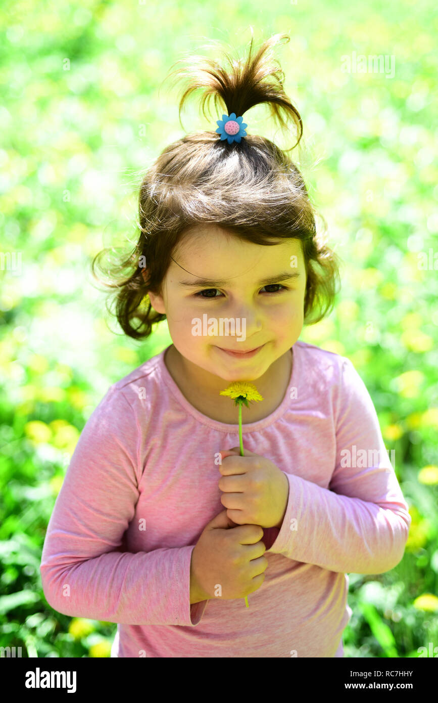 i am a spring. Small child. Natural beauty. Childrens day. Springtime ...