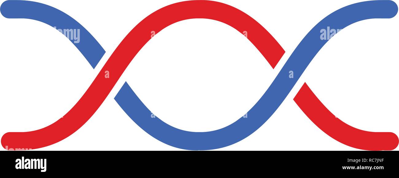 DNA icon vector. Modern simple flat dna sign isolated. Business ...