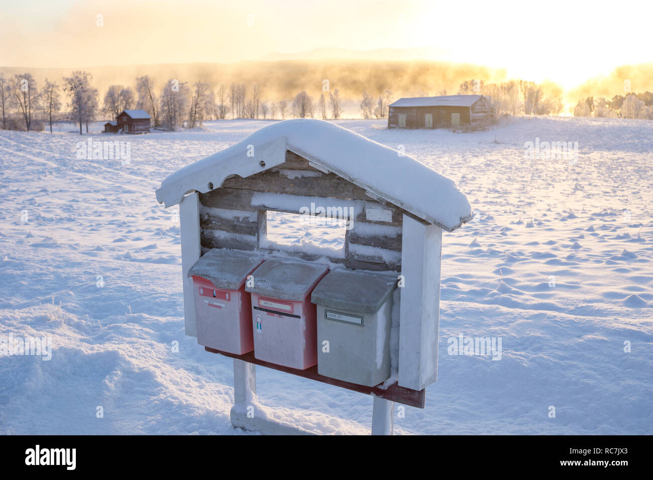 Mail box sweden hi-res stock photography and images - Alamy