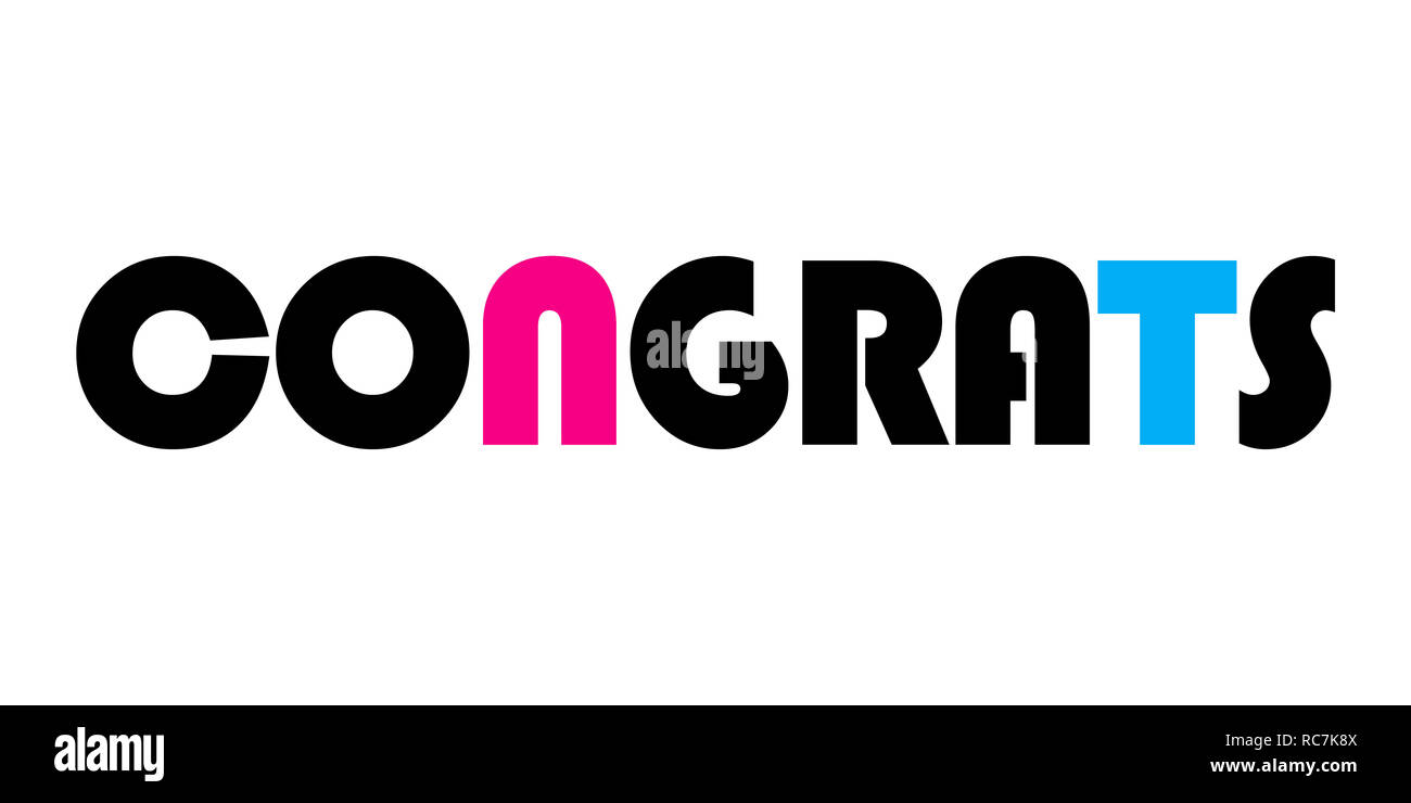 Congratulations background Cut Out Stock Images & Pictures - Alamy