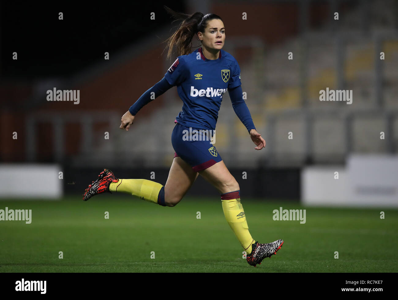 West Ham United's Claire Rafferty Stock Photo - Alamy