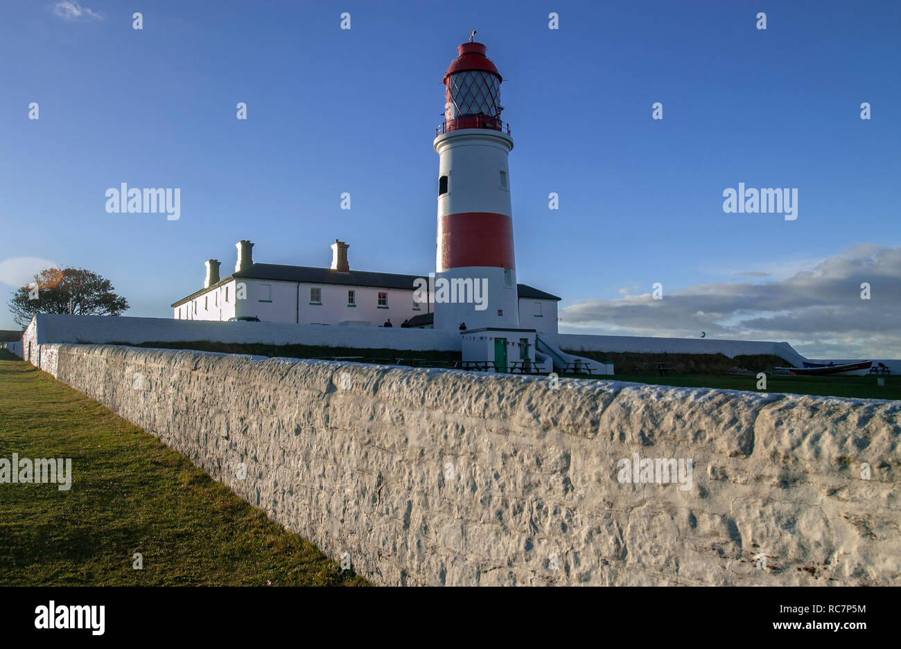 Souter Lighthouse, located on Lizard Point at Marsden, was the world's first electric lighthouse ...