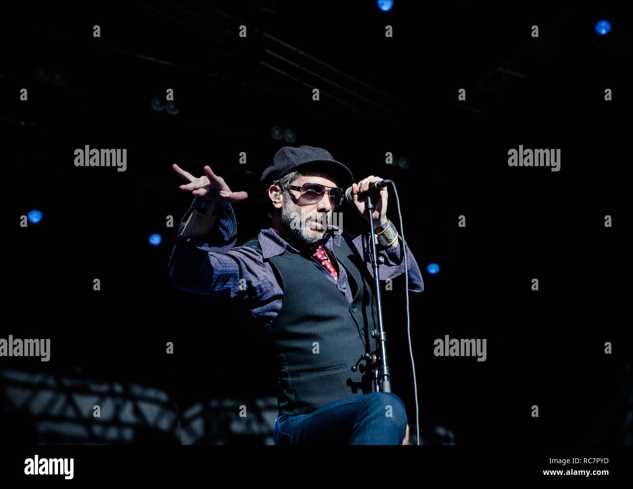 The American alternative rock band Mercury Rev performs a live concert ...